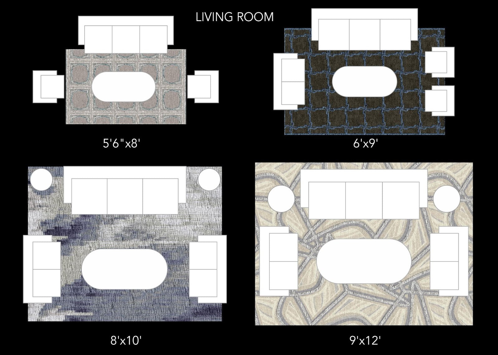 Guidelines To Choosing The Right Rug Size For Your Decor (Part - I) – Hands Carpets