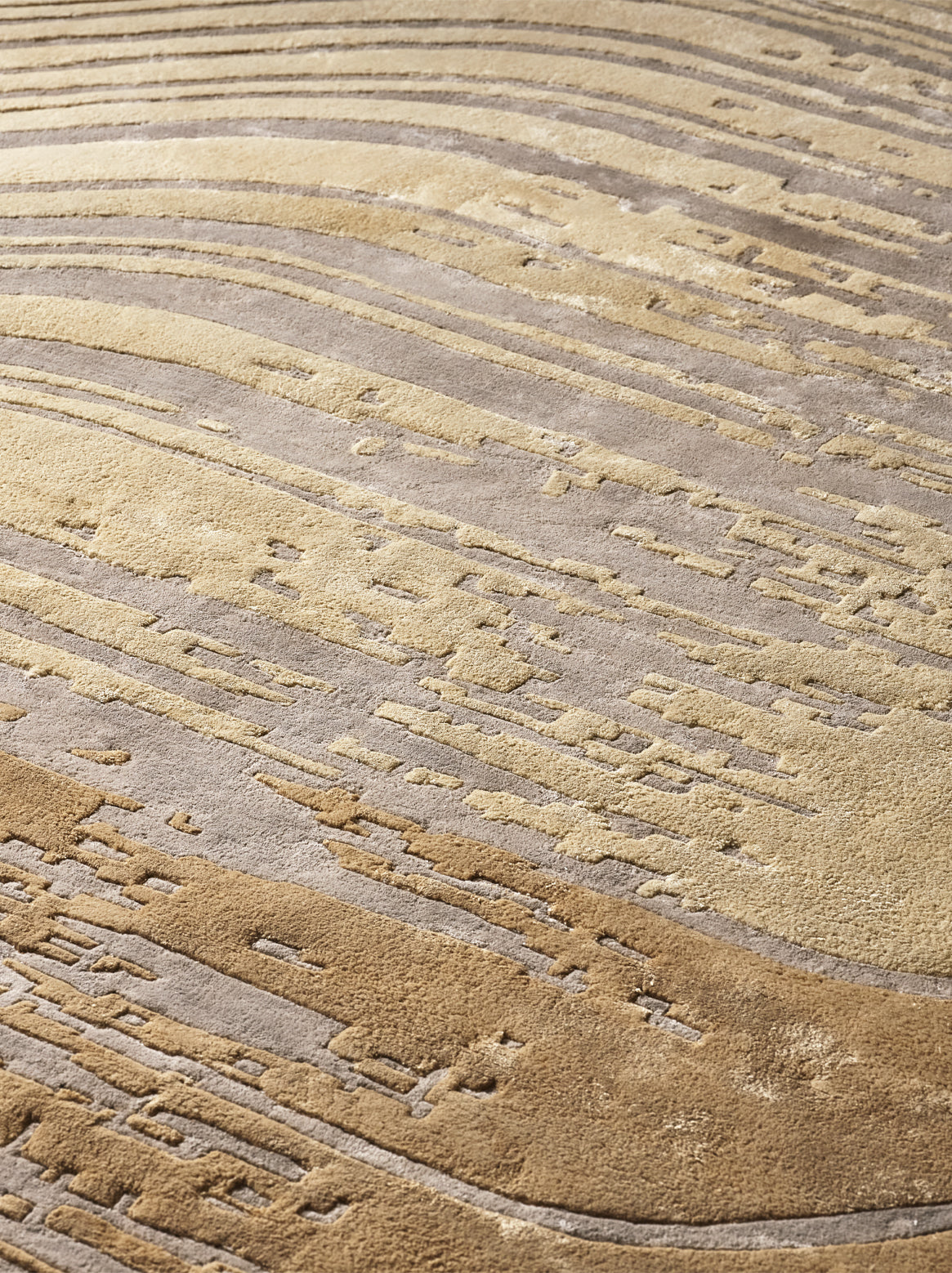 Wisp Beige Gold Handmade Luxury Carpet – 100% Botanical Silk | Hand ...